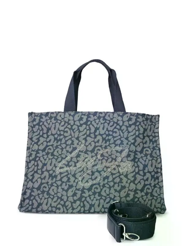 Liu Jo Animal-print Denim Tote Bag