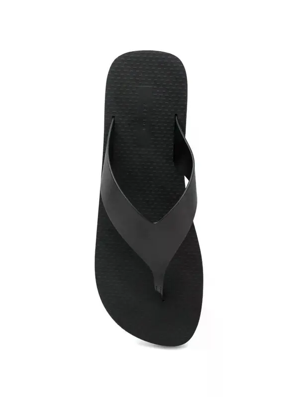 THE ROW Classic Ginza Slides - Black
