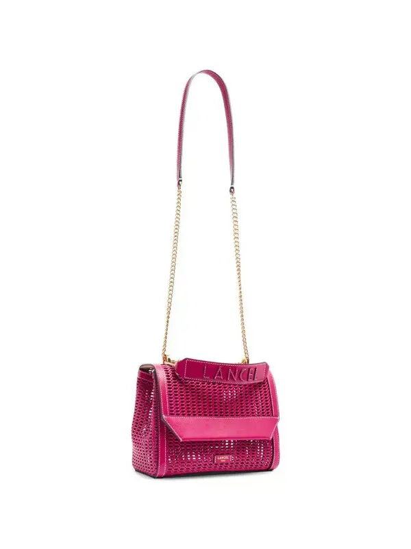 LANCEL Cut-out Flap Cross Body Bag