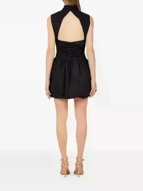 Liu Jo Poplin Cotton Short Dress With Cut-out Detail