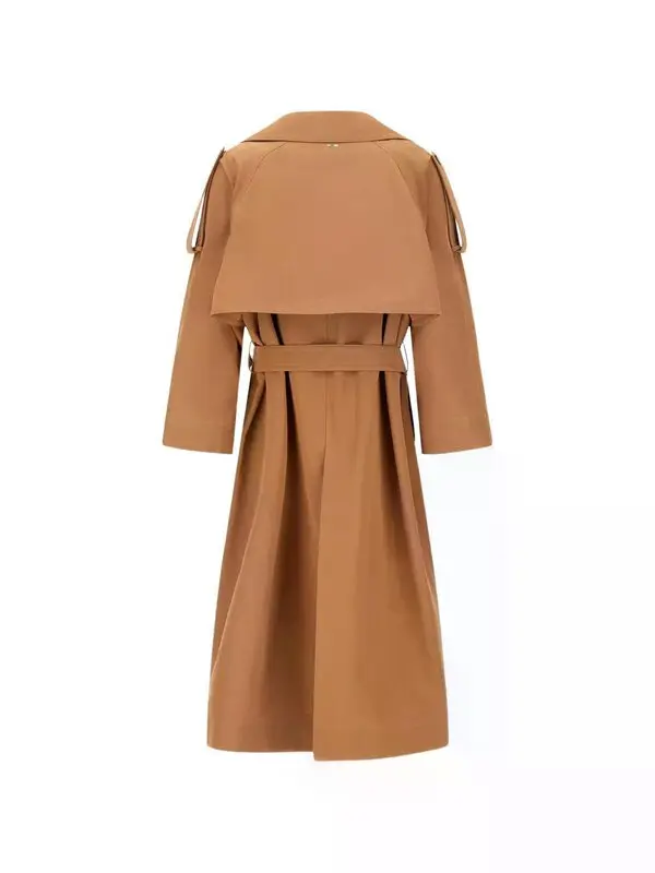 Herno Belted Double-breasted Coat - Brown