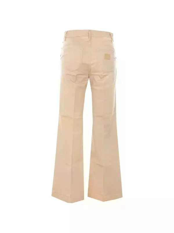 Liu Jo Logo Button Flared Jeans