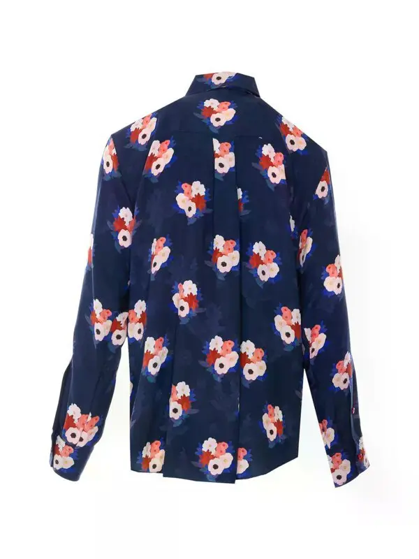 Fendi Floral-print Long-sleeve Shirt