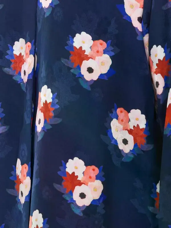 Fendi Floral-print Long-sleeve Shirt