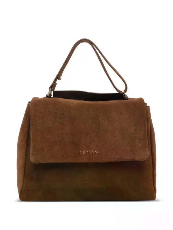 ORTIGNI Small Sveva Tote Bag - Brown