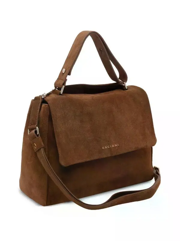 ORTIGNI Small Sveva Tote Bag - Brown