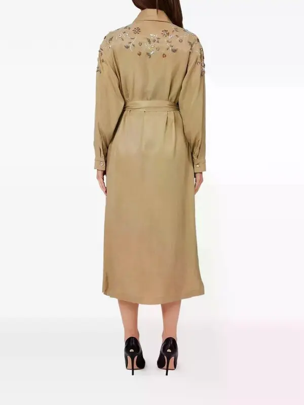 Liu Jo Long Dress With Bejewelled Embroidery