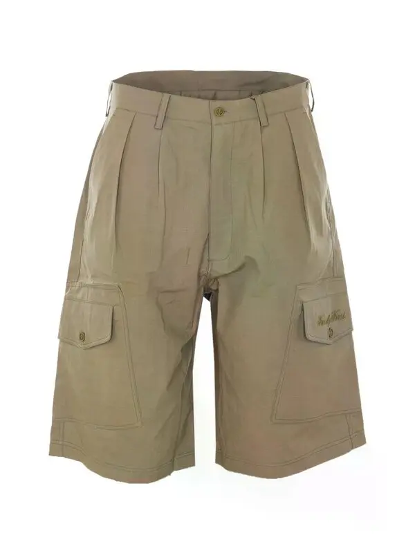 FAMILY FIRST Logo Embroidered Cargo Shorts