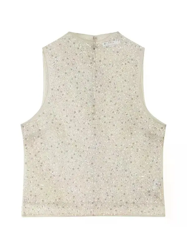 Patrizia Pepe Sleeveless Top - Neutrals