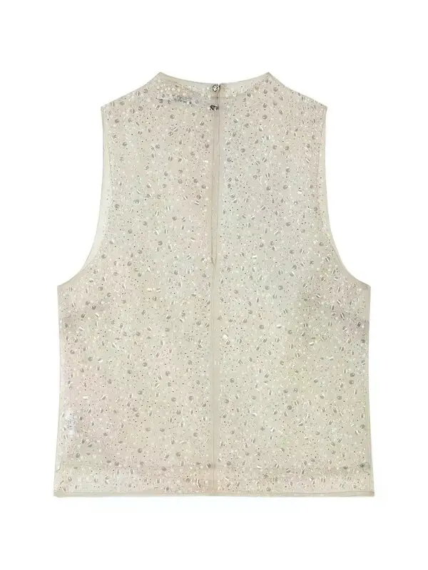 Patrizia Pepe Sleeveless Top - Neutrals