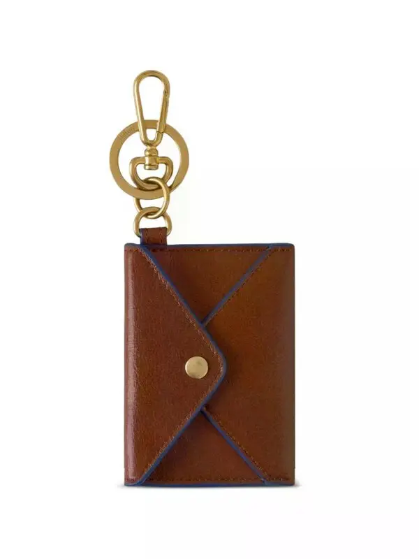 Mulberry Love Letter Leather Card Holder - Brown