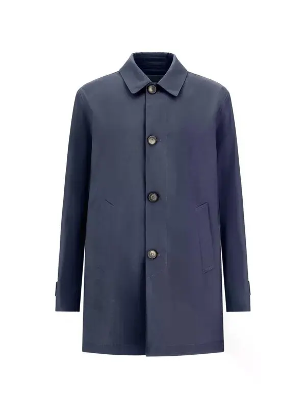 Herno Welt-pocket Raincoat - Blue