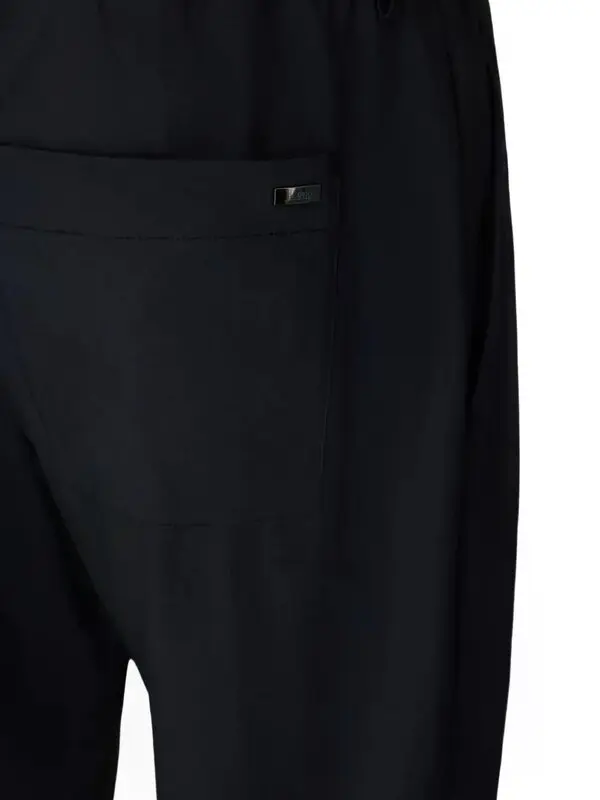 Herno Pleated Drawstring Trousers - Black