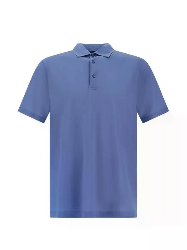 Herno Cotton Polo Shirt - Blue