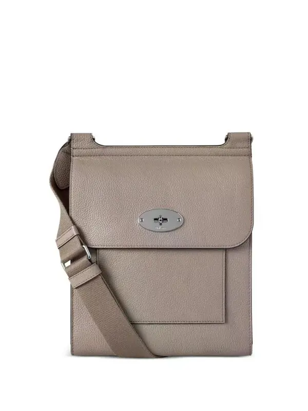 Mulberry Small Antony Leather Messenger Bag - Neutrals