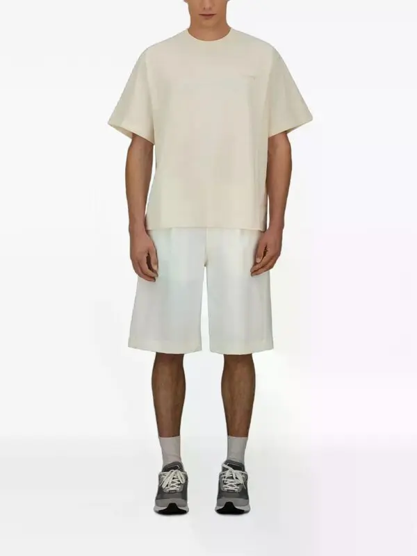 Herno Embroidered Logo Crewneck T-shirt - White