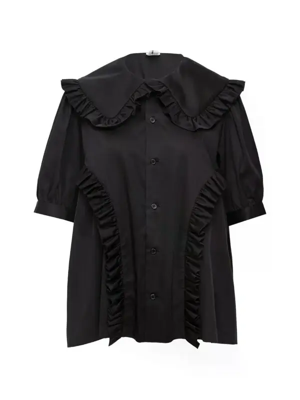 Noir Kei Ninomiya Ruffled-trim Blouse