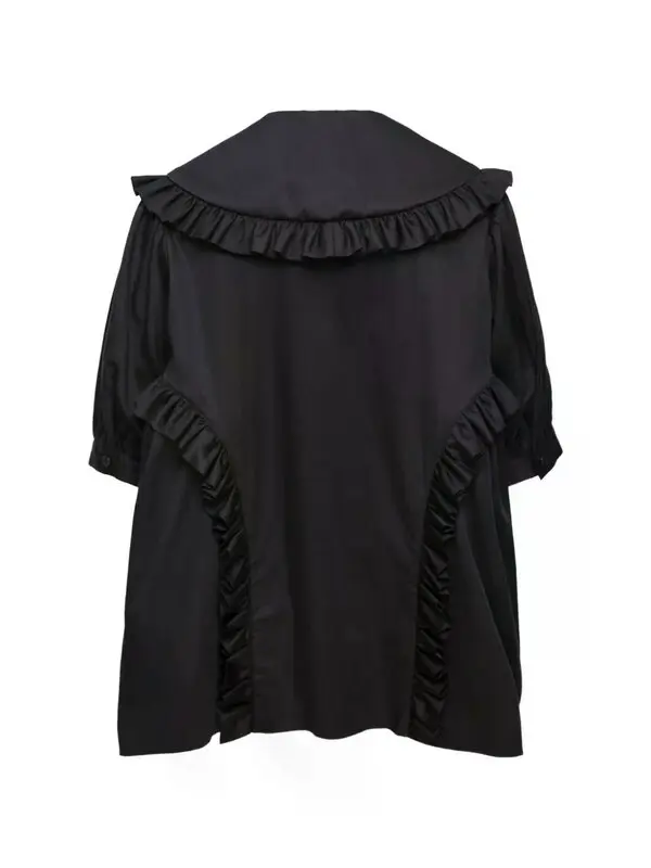 Noir Kei Ninomiya Ruffled-trim Blouse