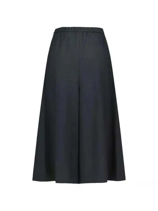 AMOMENTO Pleated Culotte Trousers - Grey