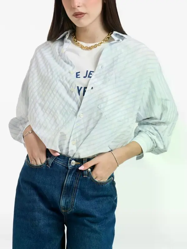 ROY ROGER'S Striped Long-sleeve Shirt