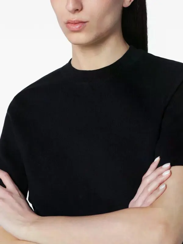 ENTIRE STUDIOS Fine-knit T-shirt - Black