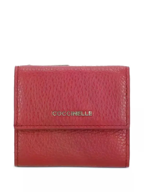 COCCINELLE Metallic Wallet - Red