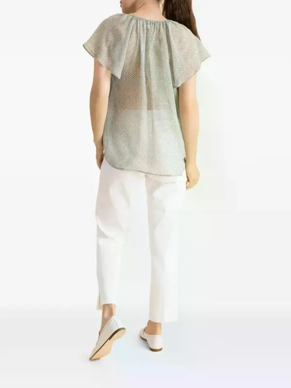 MAISON COMMON Tab Ankle Trousers