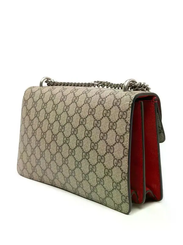 Gucci Gg Supreme Dionysus Crossbody Bag - Red