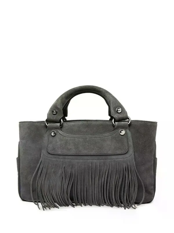 Celine 20th Century Suede Boogie Fringe Handbag