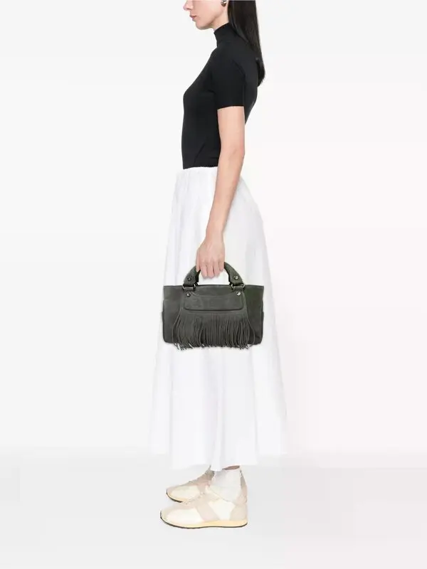 Celine 20th Century Suede Boogie Fringe Handbag
