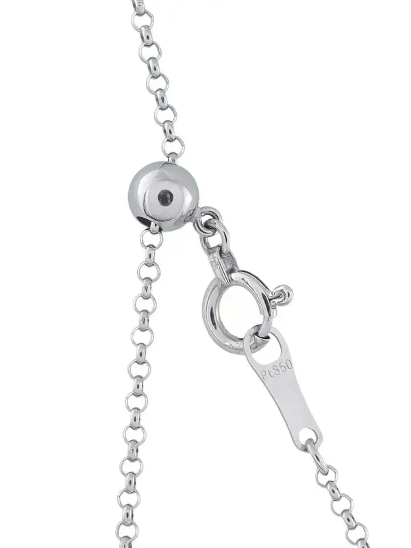 LB EXCLUSIVE Platinum Diamond Heart Pendant Necklace