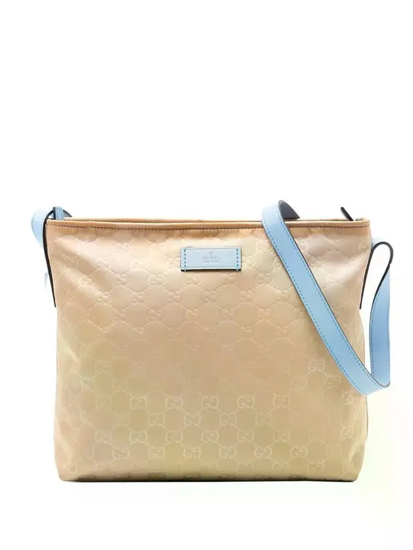 Gucci Gg Nylon Crossbody Bag - Blue
