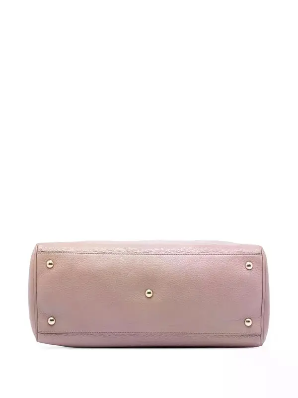 Gucci Medium Calfskin Bamboo Shopper Satchel