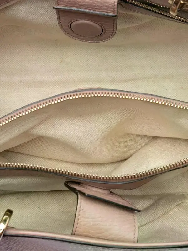 Gucci Medium Calfskin Bamboo Shopper Satchel