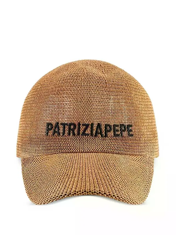 Patrizia Pepe Woven Baseball Cap - Neutrals