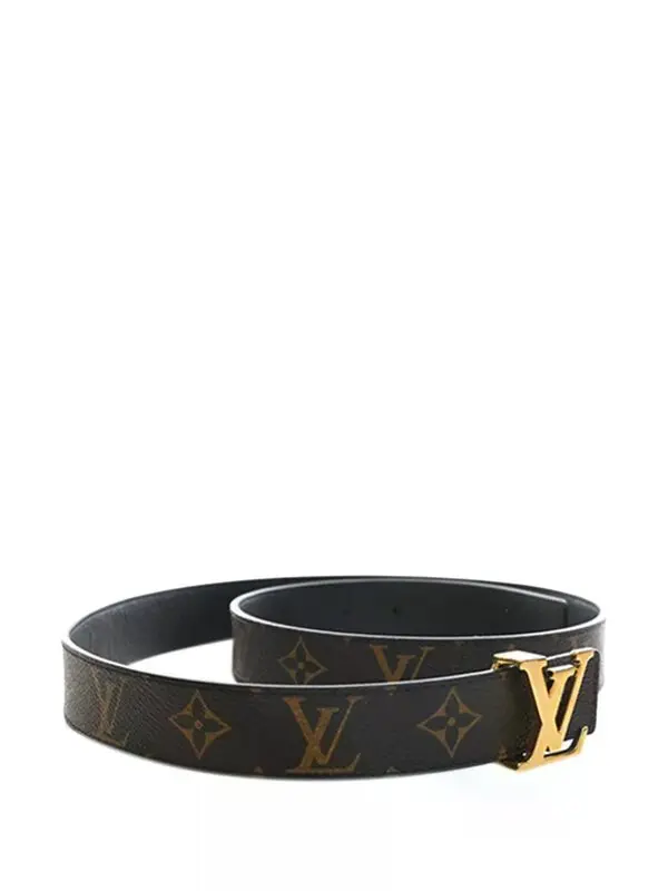 LOUIS VUITTON 2019 Monogram Initiales Reversible Belt