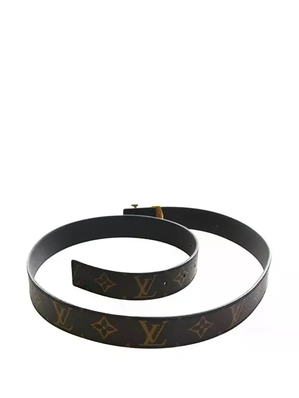 LOUIS VUITTON 2019 Monogram Initiales Reversible Belt