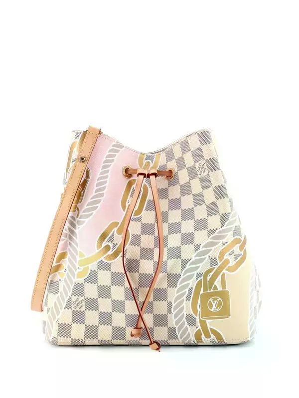 LOUIS VUITTON Néonoé Nautical Damier Mm Bucket Bag - Neutrals