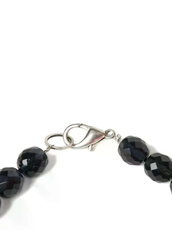 Vintage Beaded Necklace - Black