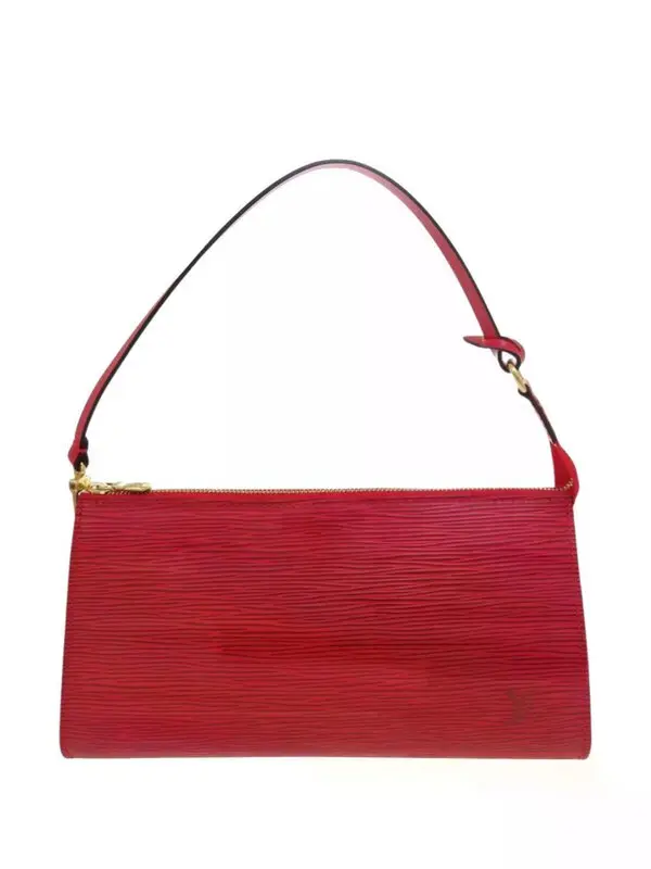 LOUIS VUITTON 2002 Epi Pochette Accessoires Shoulder Bag - Red