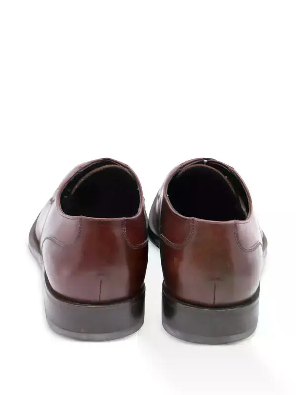 FERRAGAMO Cap-toe Derby Shoes - Brown