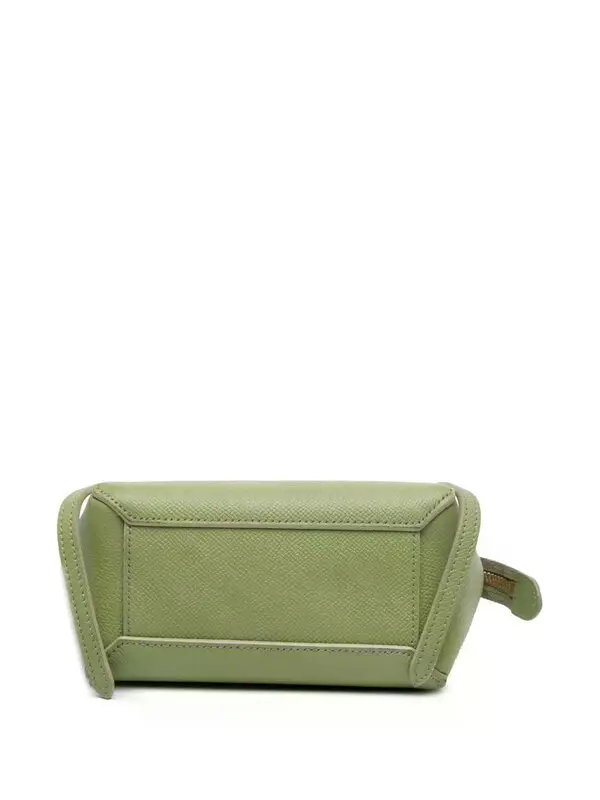 Celine Pico Grained Calfskin Belt Bag - Green