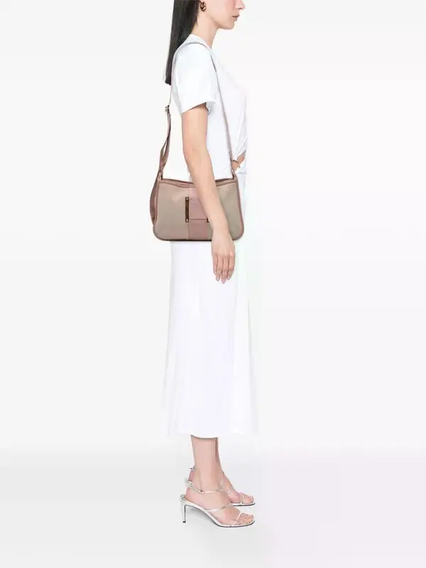 Fendi 2000-2010 Canvas Zucca Crossbody Bag
