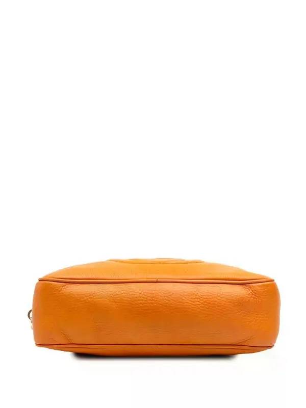 Gucci 2016-2025 Leather Soho Chain Shoulder Bag - Orange