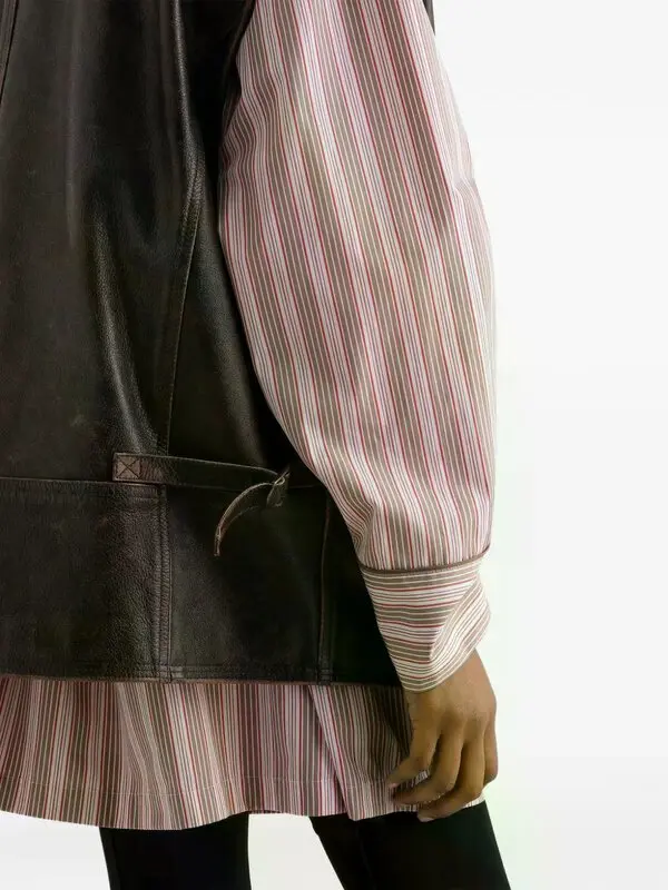Dolce & Gabbana Bull Leather Vest