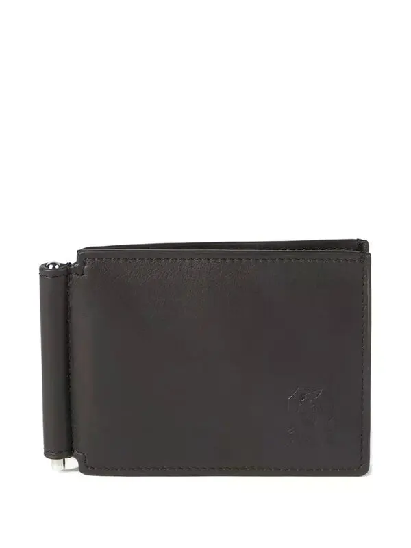 Brunello Cucinelli Smooth Money Clip Wallet - Brown