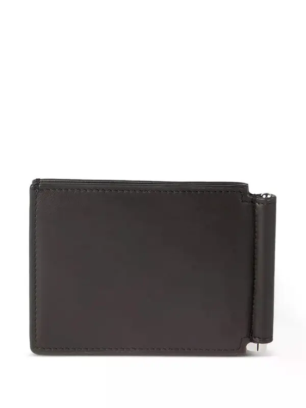 Brunello Cucinelli Smooth Money Clip Wallet - Brown