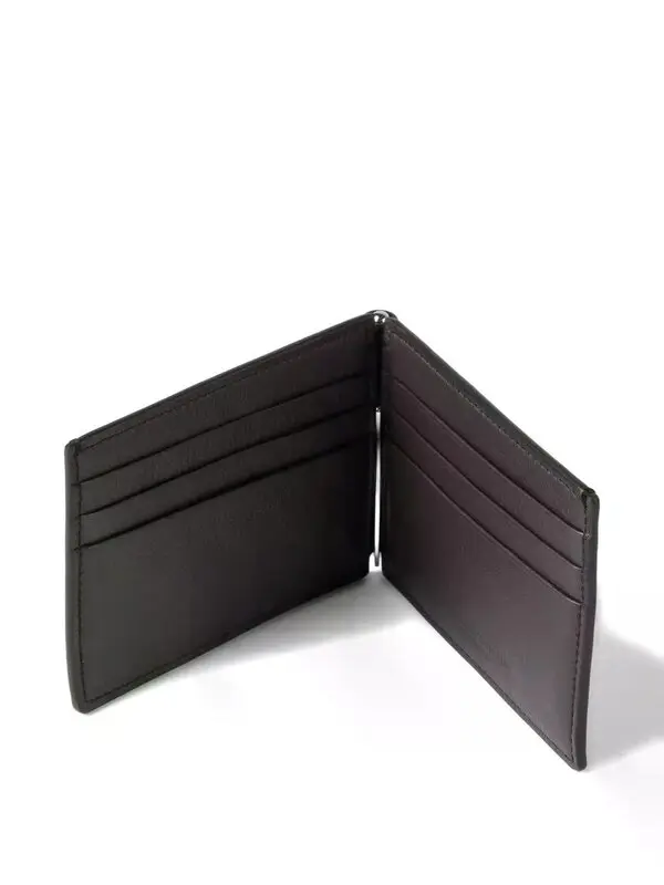 Brunello Cucinelli Smooth Money Clip Wallet - Brown