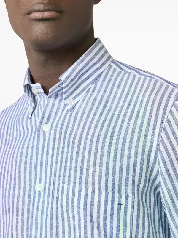 TOD'S Striped Button-down Shirt