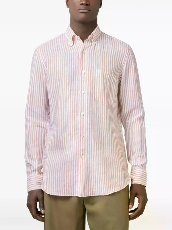 TOD'S Striped Buttoned Shirt